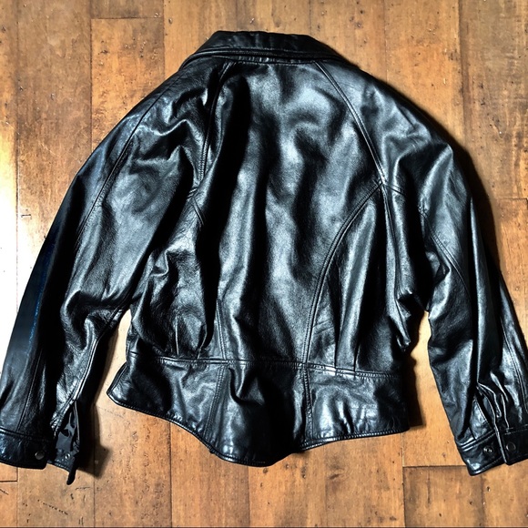 Wilsons Leather | Jackets & Coats | Wilsons 0 Leather Peplum Motorcycle ...